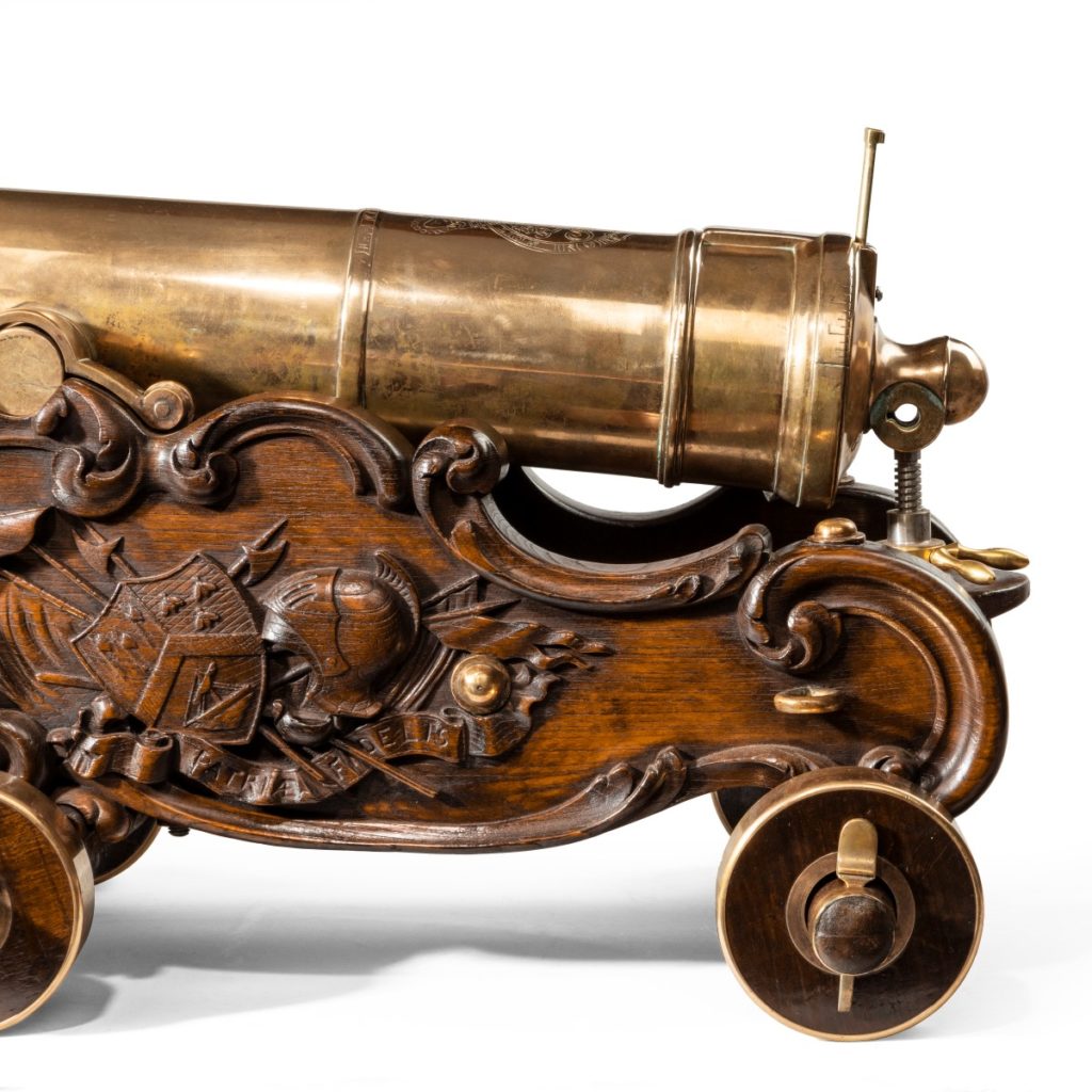 A pair of bronze cannon at the Battle of Waterloo | Wick Antiques