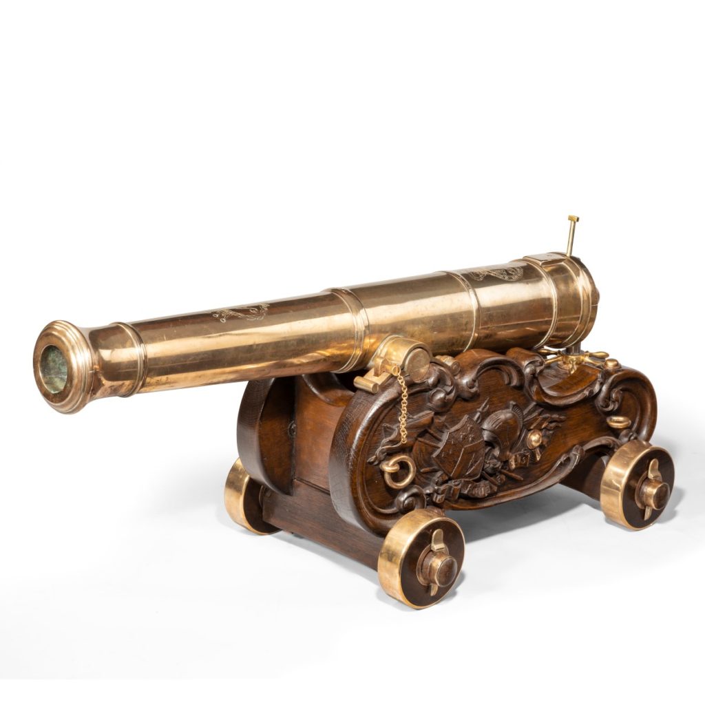 A pair of bronze cannon at the Battle of Waterloo | Wick Antiques