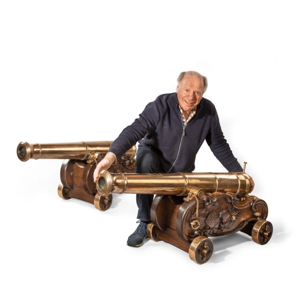 A pair of bronze cannon at the Battle of Waterloo | Wick Antiques