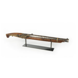 A massive Japanese hand cannon ‘Ozutsu Teppo’ of the Tazuke-Ryu School ...