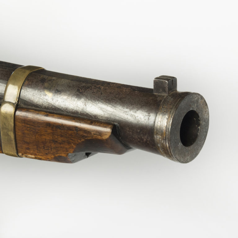 A massive Japanese hand cannon ‘Ozutsu Teppo’ of the Tazuke-Ryu School ...