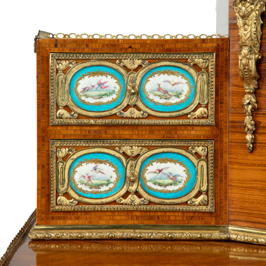 A fine English bureau de dame in the style of Louis VX, attributed to ...