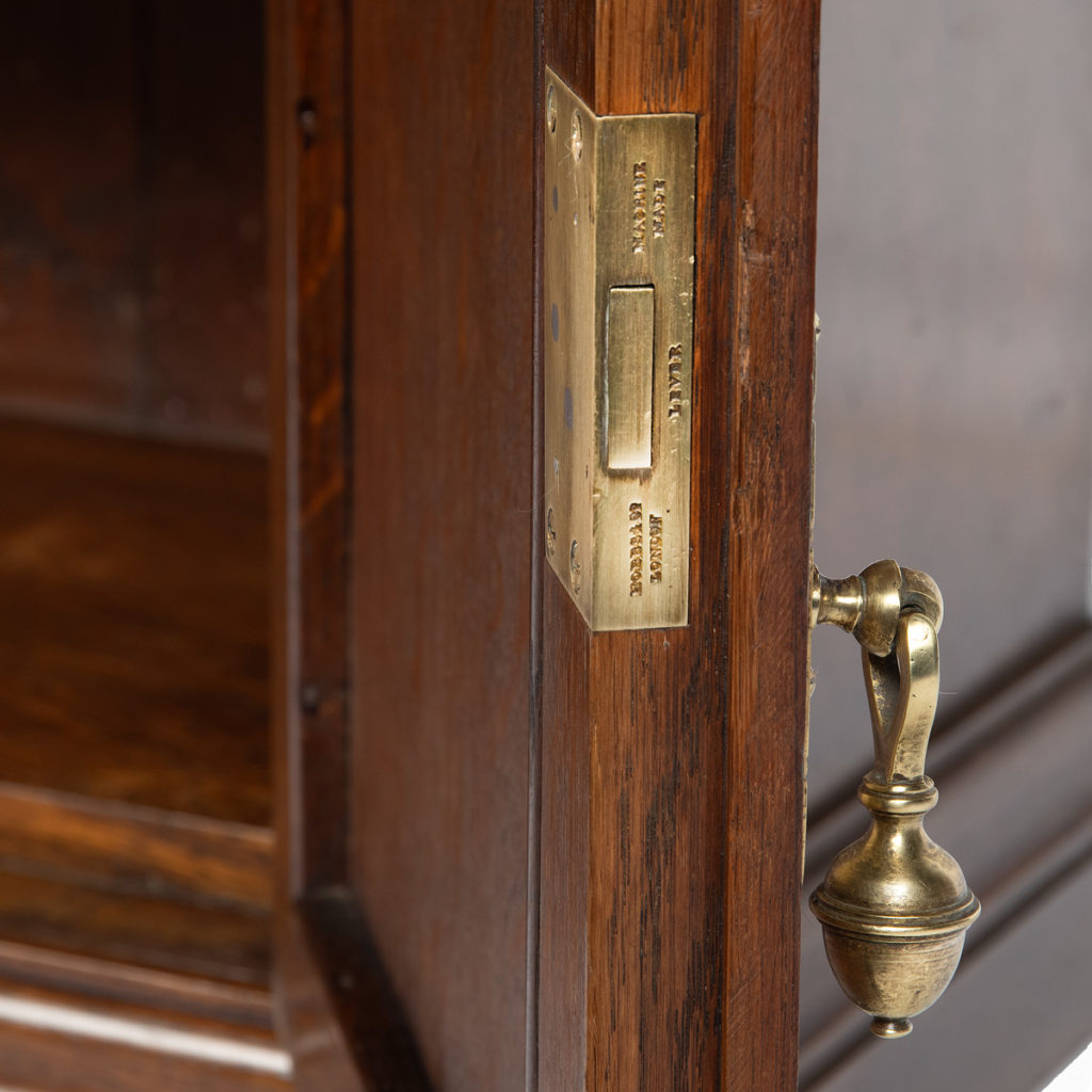 A late Victorian oak gun cabinet | Wick Antiques