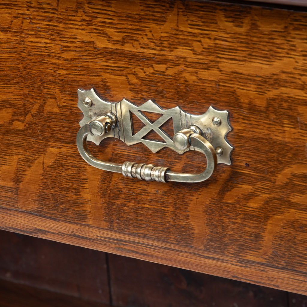 A late Victorian oak gun cabinet | Wick Antiques