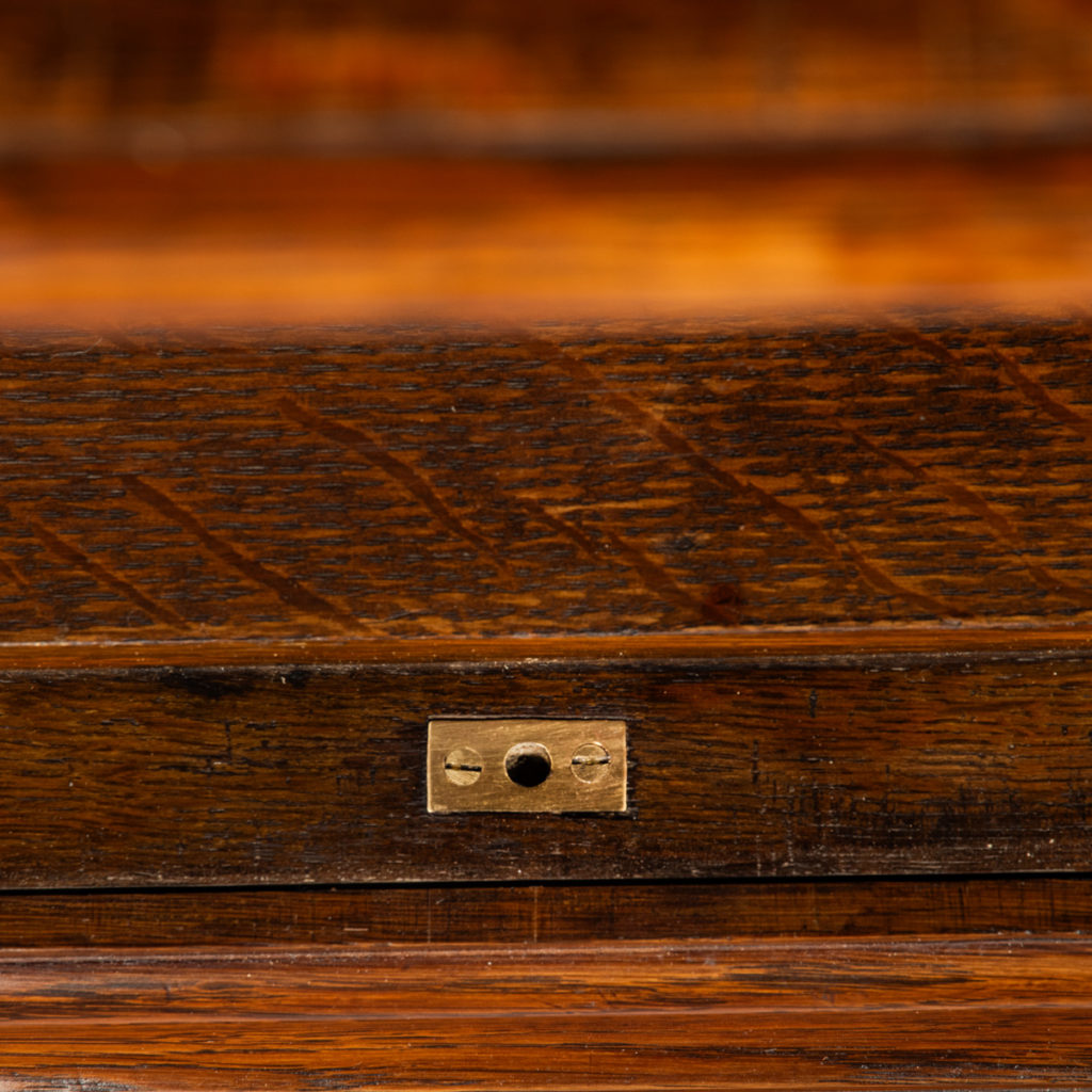 A late Victorian oak gun cabinet | Wick Antiques