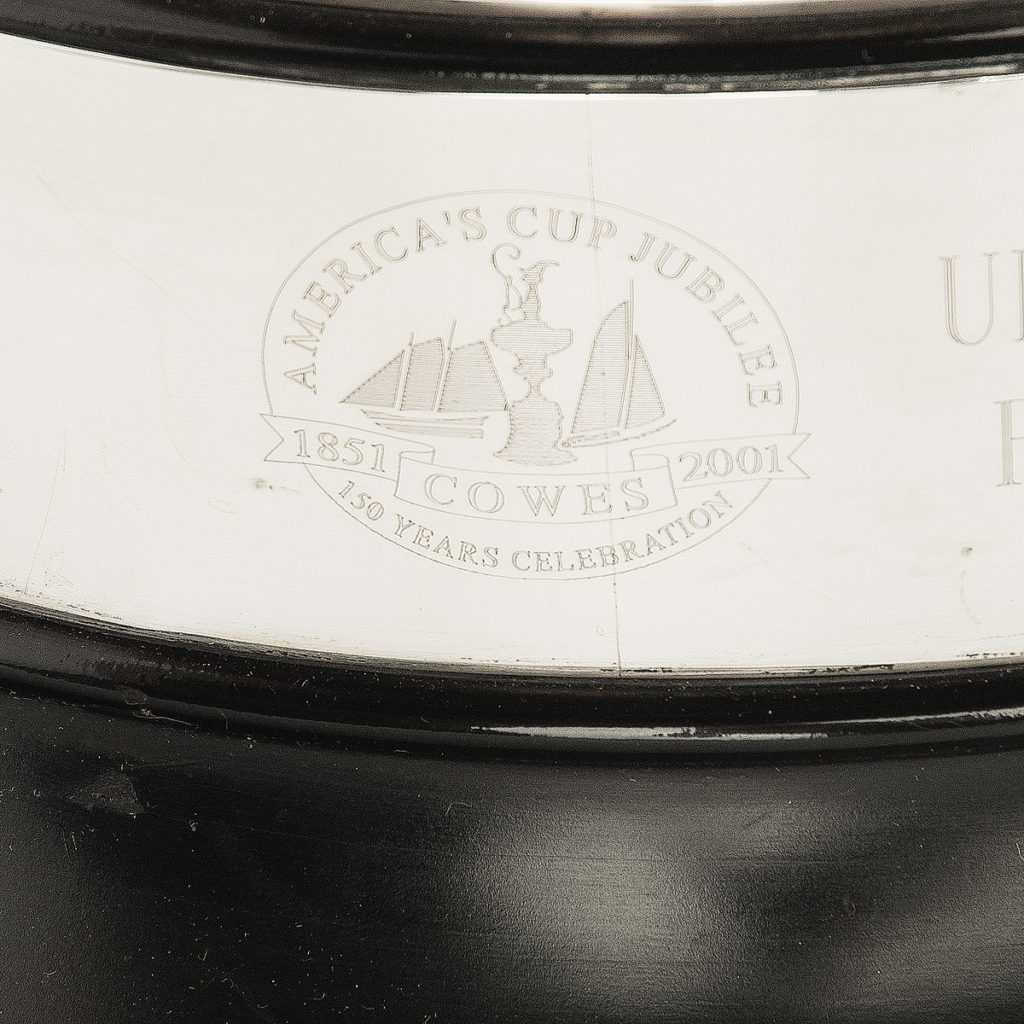 The UBS America’s Cup Jubilee Race solid silver trophy by Theo Fennell ...