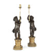 A pair of Napoleon III bronze and ormolu table lamps | Wick Antiques