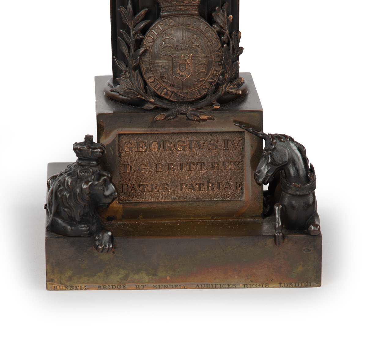 A Rare Bronze Bust of King George IV, Retailed by Rundell, Bridge and ...