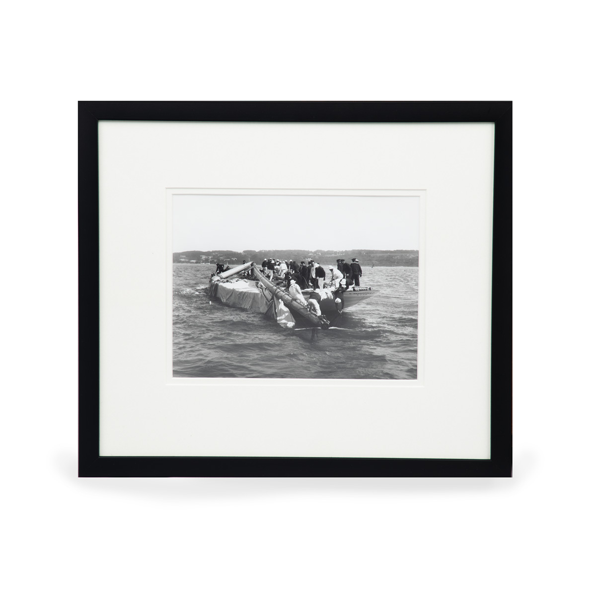 Shamrock dismasted by Kirk and sons of the famous j class yacht ...